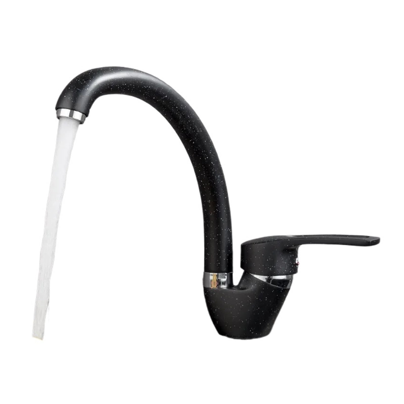 Brass Black Flexible Kitchen Sink Faucet, Hot And Cold Water Filter ...