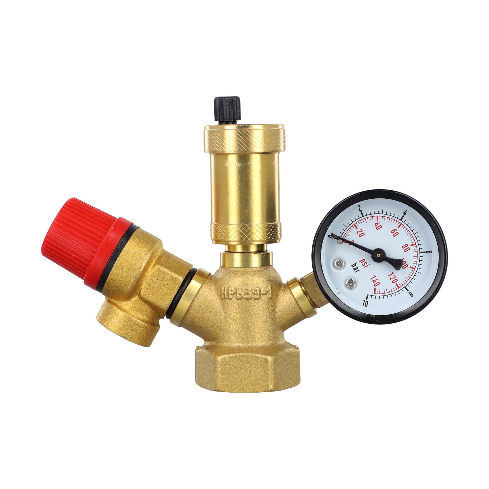 Brass Boiler Safety Group Set for Complete Pressure Relief and Air ...