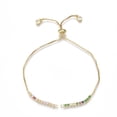 Brass Bracelets Making Slider Bracelets with Cubic Zirconia Golden 9-7/ ...