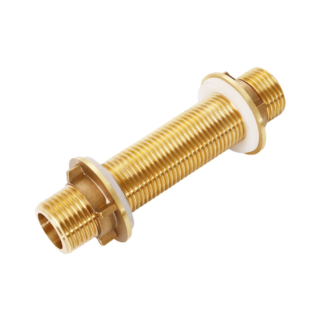 Brass Bulkhead Fitting for Water Tanks Garden Hoses, Corrosion ...