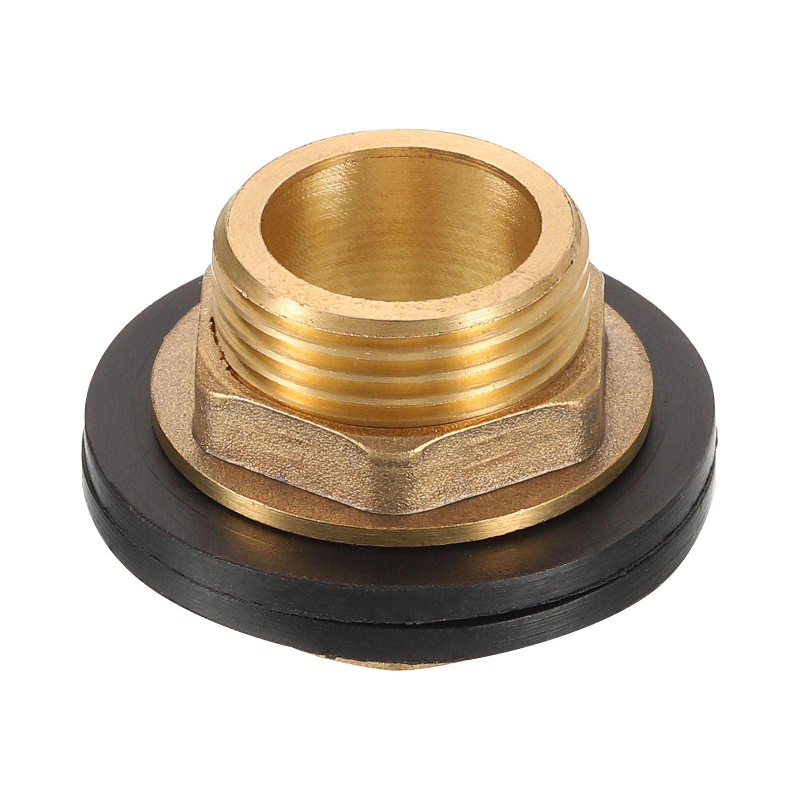 Brass Bulkhead Fitting with Washer, G3/4" Male Brass Water Tank ...