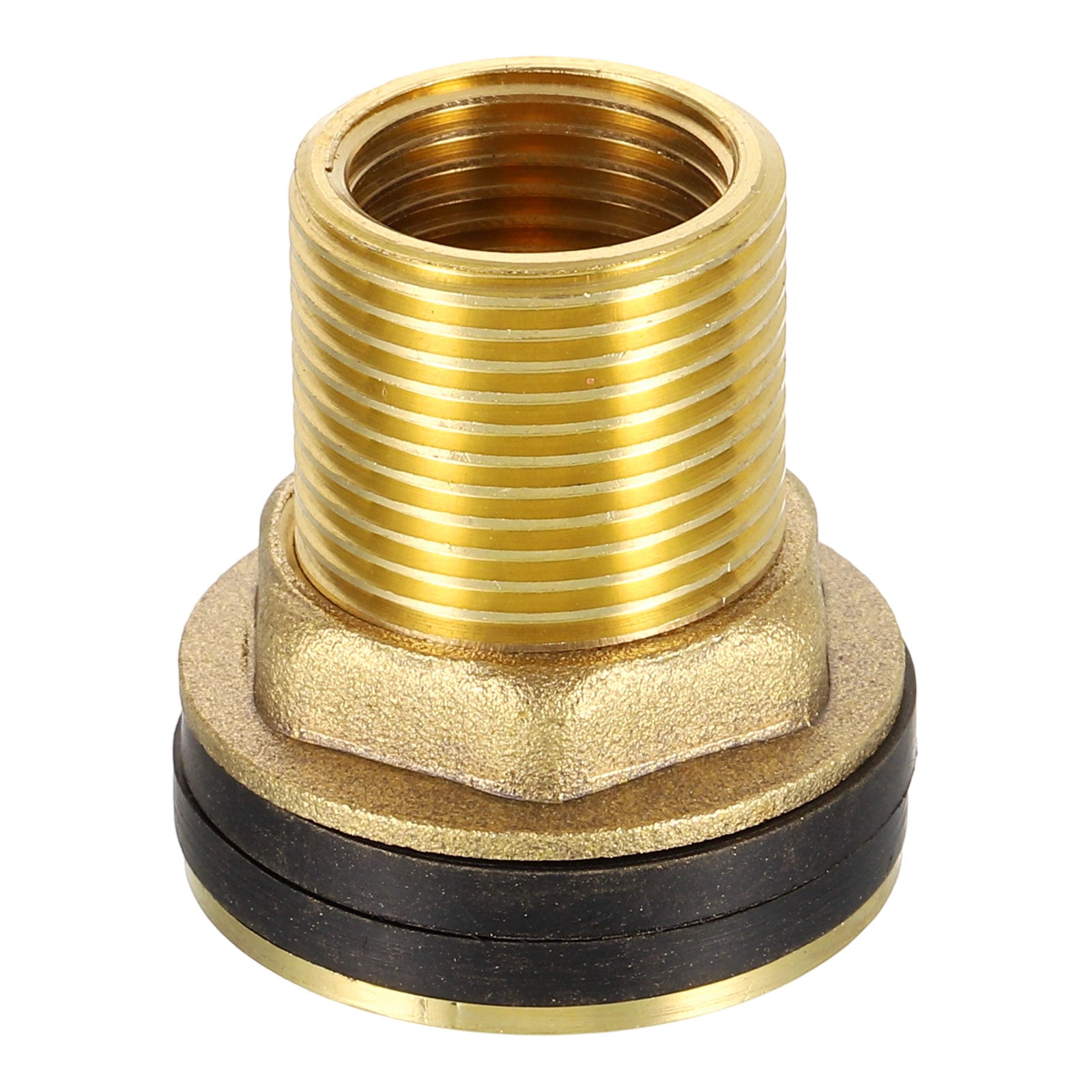 Brass Bulkhead Fitting with Washer, G3/4" Male x G1/2" Female Thread ...