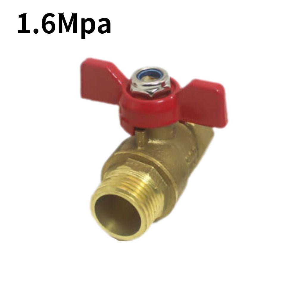 Brass Butterfly Valve,Male X Female Ball Valve,Gas/Wras Approved,Butterfly By LEARNEVER ...