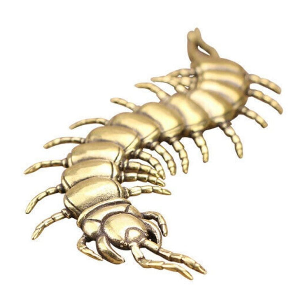 Brass Centipede Figurine Brass Centipede Statue 15*3.3CM Insect ...