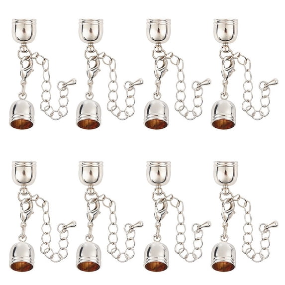 Brass Chain Extender with Cord Ends and Lobster Claw Clasps Nickel Free ...