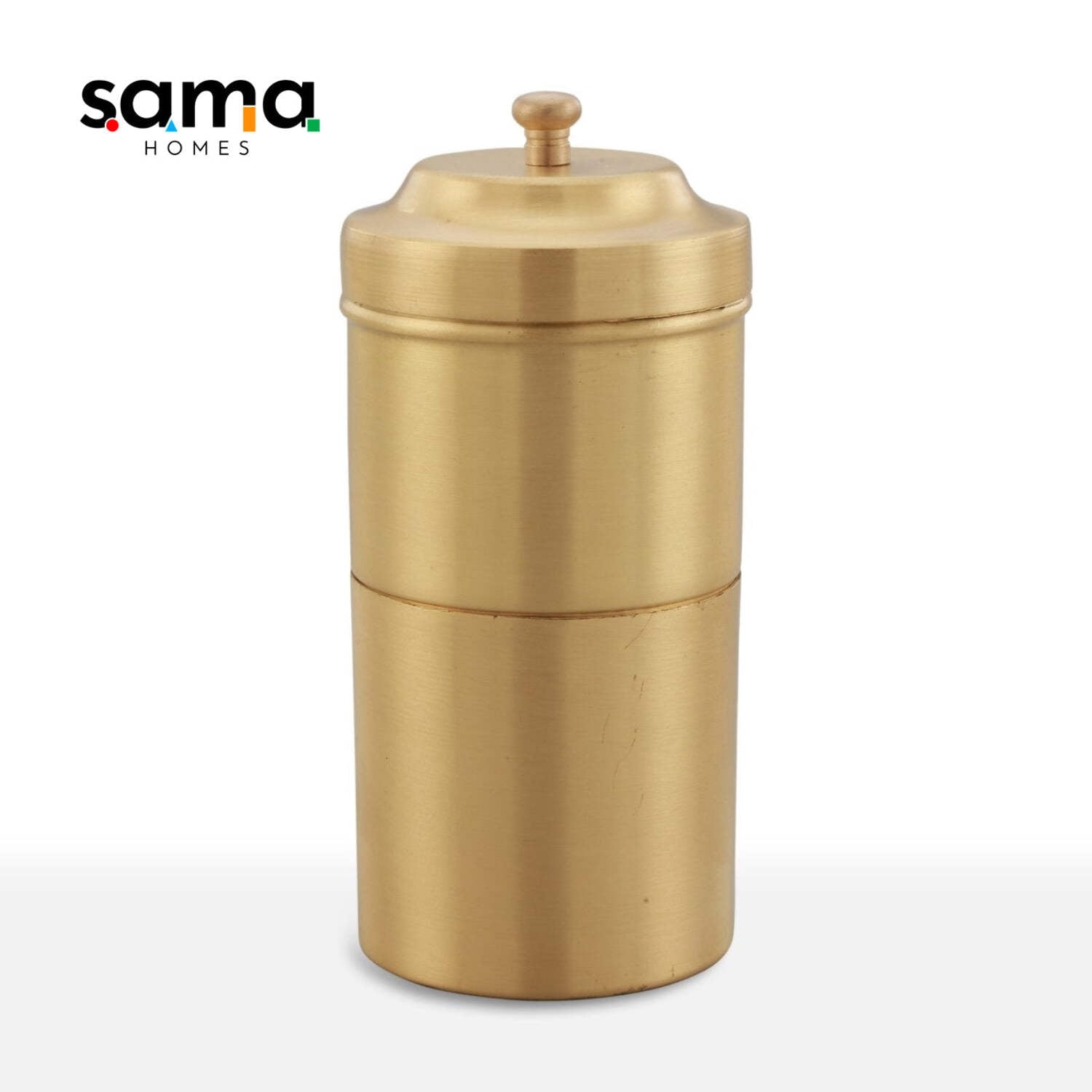 Brass Coffee Filter with Matte Finish | Authentic South Indian Filter ...