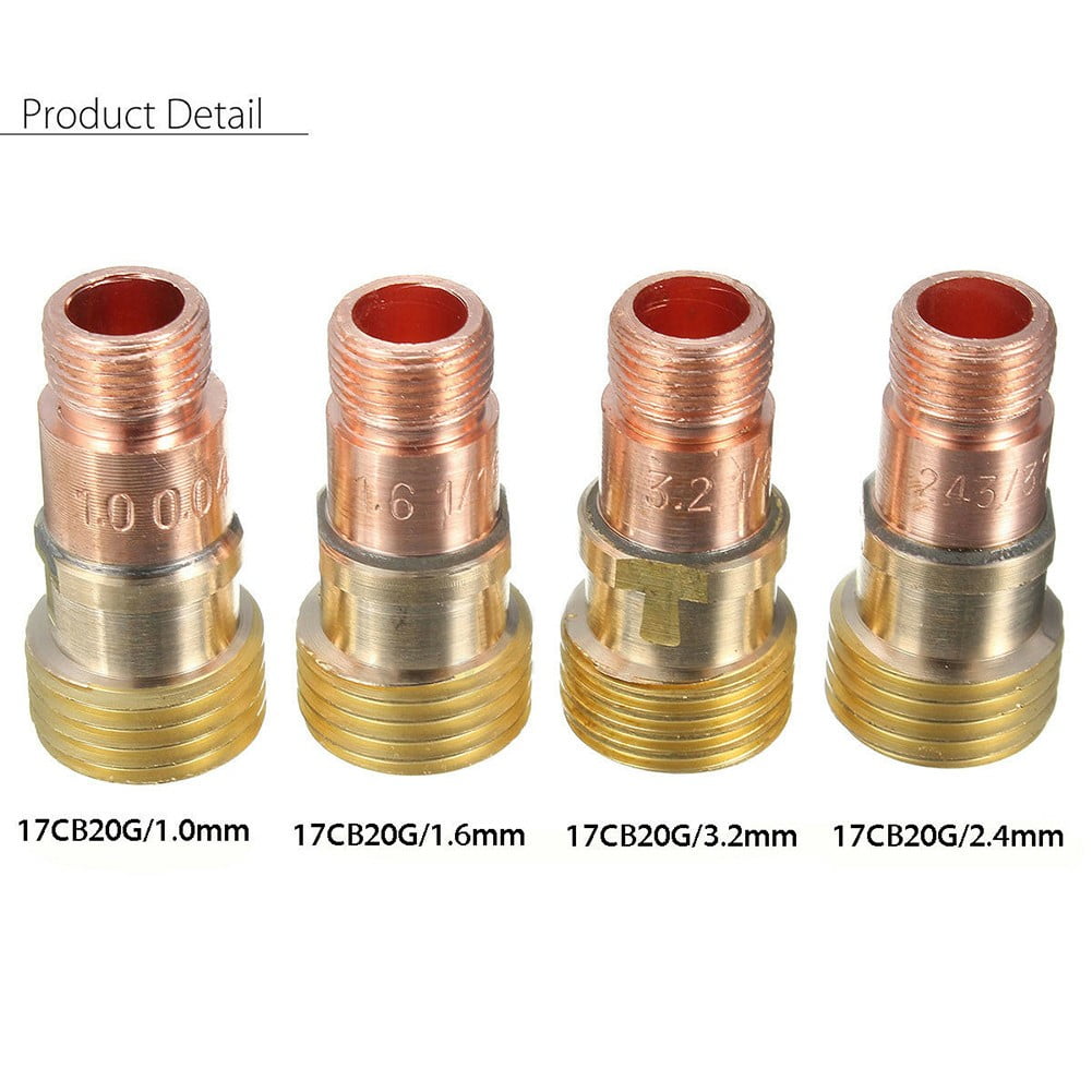 Brass Collets Body For Stubby Gas Lens Connector With Mesh For Tig Wp ...