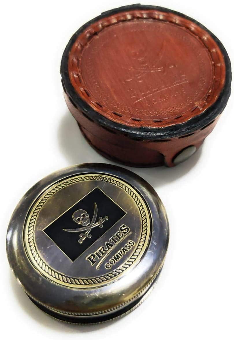 Brass Compass Pirates of Caribbean Jack Sparrow Pocket Antique Gift ...