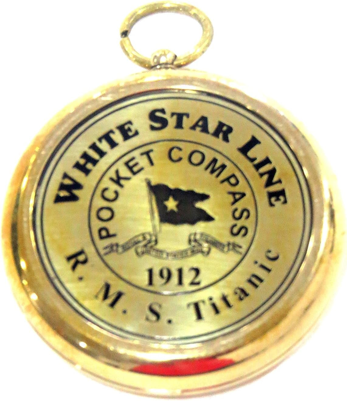 Brass Compass RMS Titanic 1912 Brass Pocket Gift Beautiful Working ...