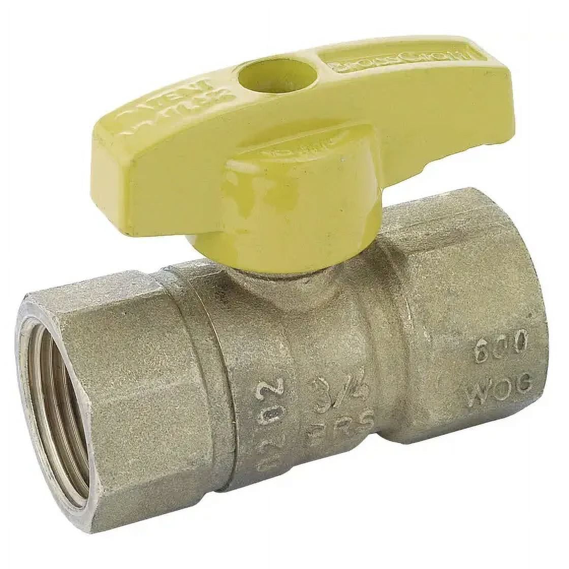 Brass Craft PSBV503-8 Plumb Shop Gas Ball Valve 12 Inch Female Lever ...
