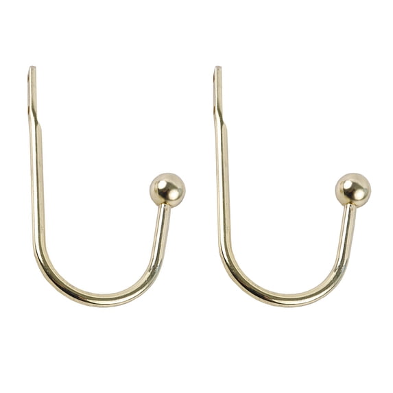 Brass Curtain Holdbacks Metal Curtain Tiebacks Wall Mounted Decorative ...