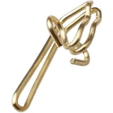 Brass Curtain Hooks (100 Pieces) - Metal Drapery Hooks - Walmart.com