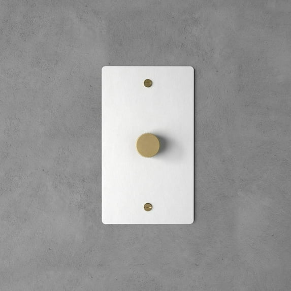 Brass Dimmer Switch - LED Light Control Wall Mount, Adjustable ...