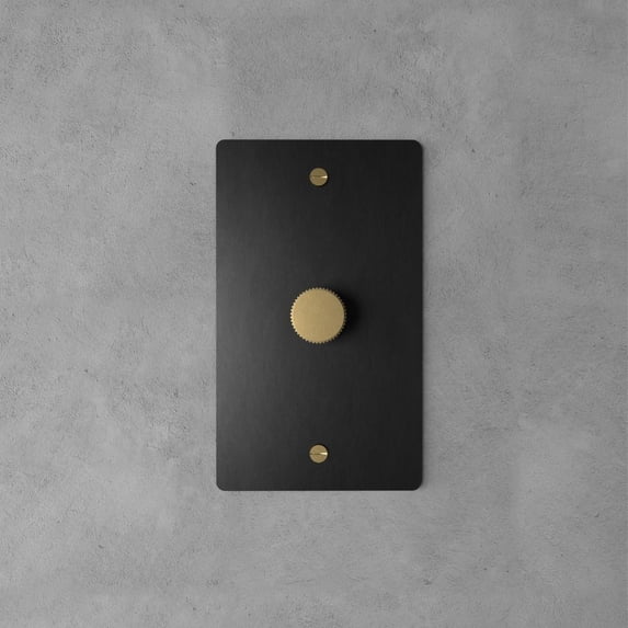 Brass Dimmer Switch - LED Light Control Wall Mount, Adjustable ...