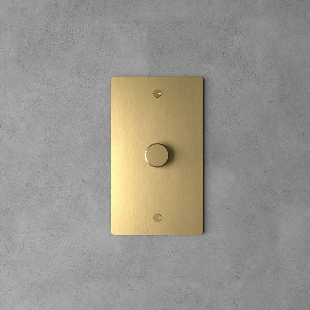Brass Dimmer Switch - LED Light Control Wall Mount, Adjustable ...