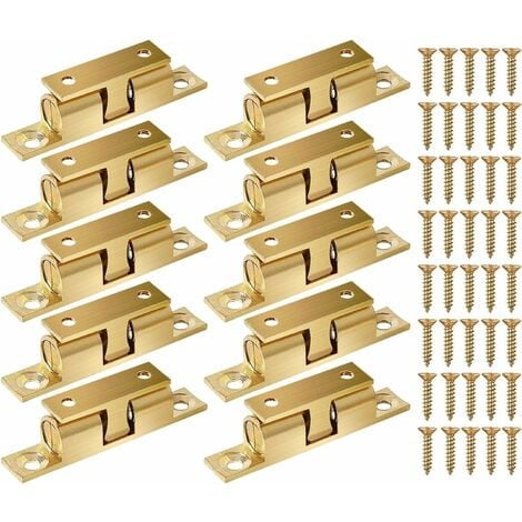 Brass Double Ball Catch 50mm Roller Catches for Cupboard Furniture Door ...