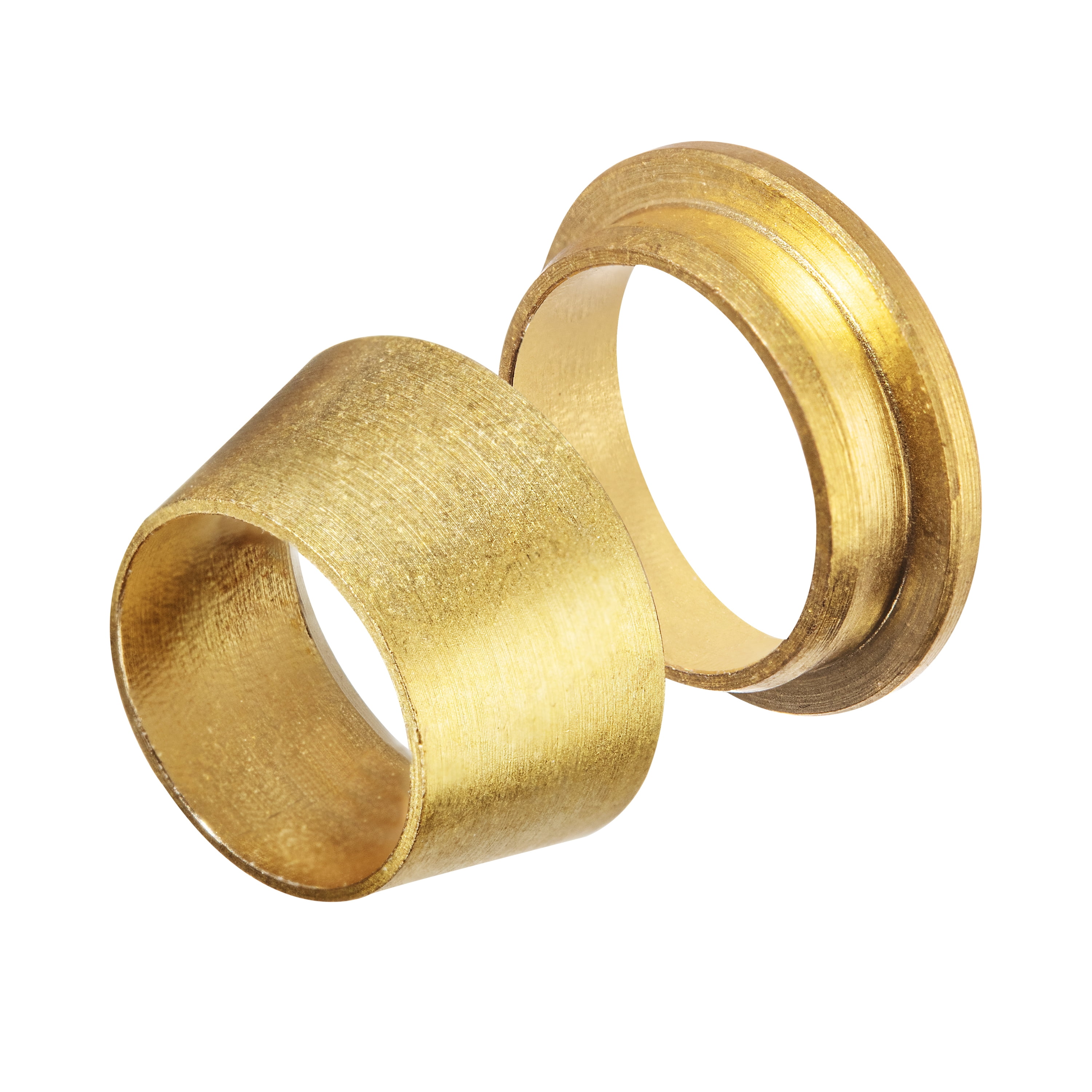 Brass Double Ferrule Instrumentation Tube Fitting - Front & Back ...