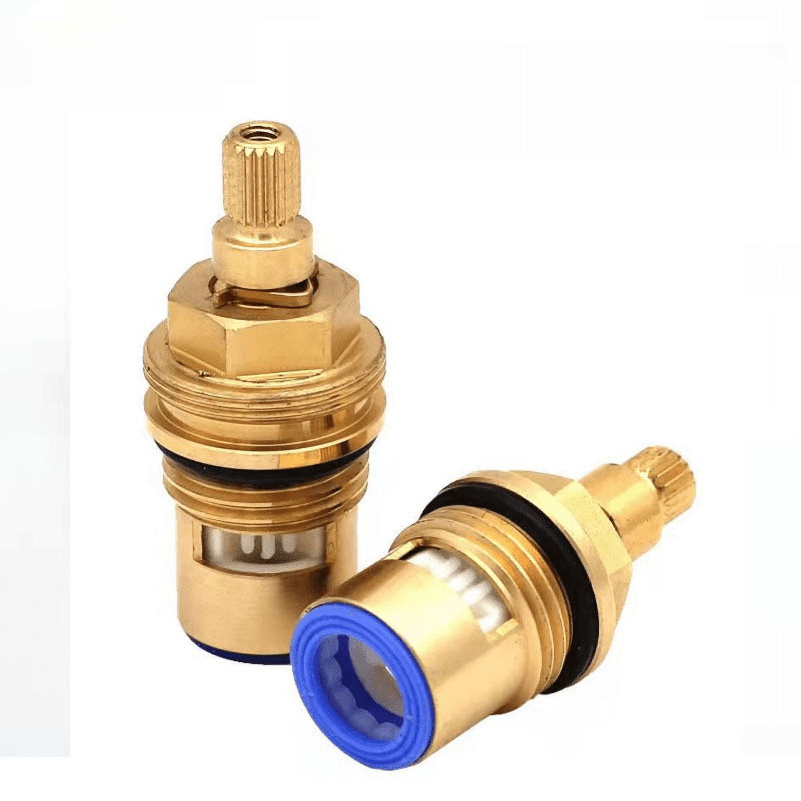 Brass Double Teeth Universal Copper Valve Core Quick Opening Faucet ...