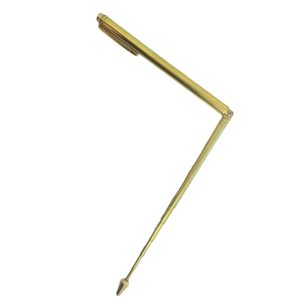 Brass Dowsing Rod with Smooth Movement Golden Precisions Measuring Tool ...