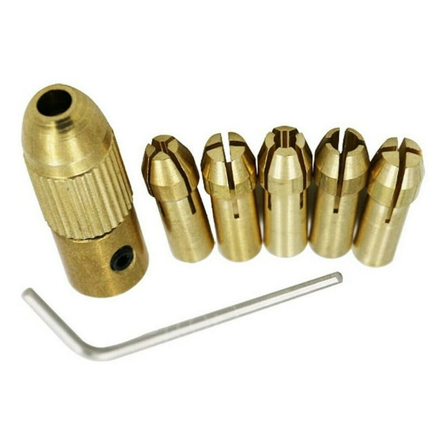Brass Drill Chuck Mini Drill Chuck Adapter Drill 0.5MM-3.0MM Chuck Tool ...