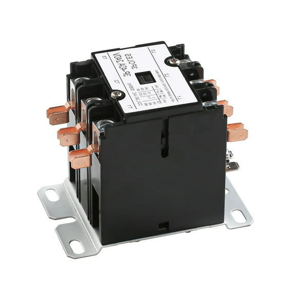 Brass Electrical Contactor 40A 220V 24V Coils High Current Capacity for ...
