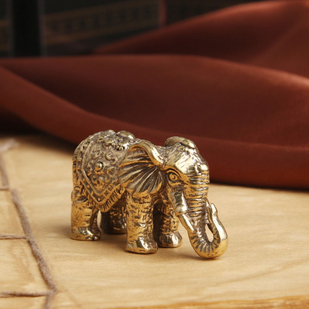 Brass Elephant Figurine Vintage Brass Elephant Statue Brass Elephant ...