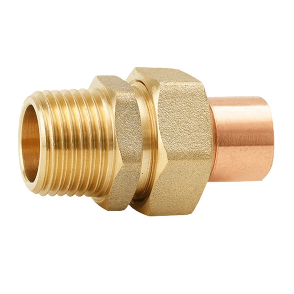 Brass End Feed Fitting Union Connector Coupler Adapter Easy to Install ...