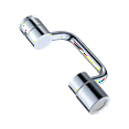 Brass-Extended Bathroom Faucet Extender: 1080° Rotation + Adjustable ...