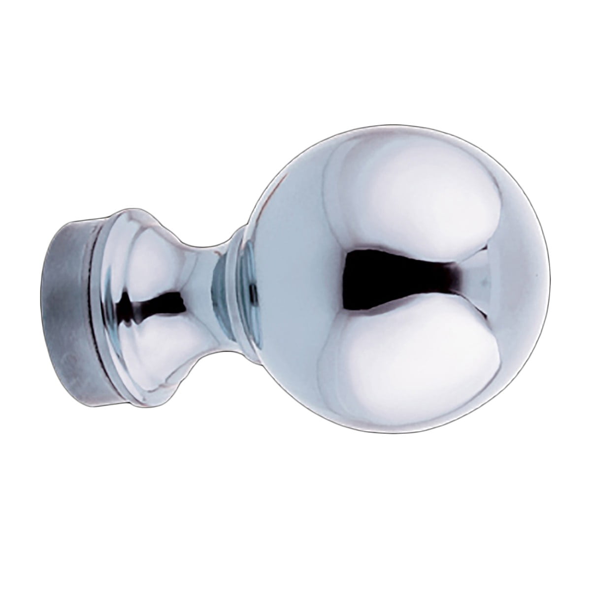 Brass Fancy Ball End Cap 1.5" OD Bar Foot Rail Chrome | Renovator's ...