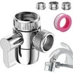 Fakrich Bathroom Shower Mixer Taps Bar, Shower Mixer Valve Kit, Brass ...