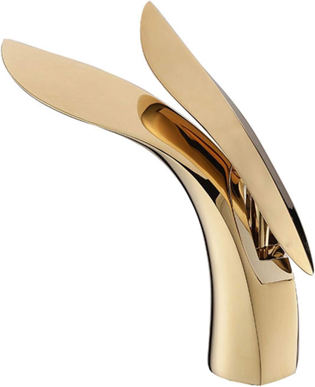 Brass Faucet, Single Handle Single Hole Bathroom Sink Faucet, Washbasin ...