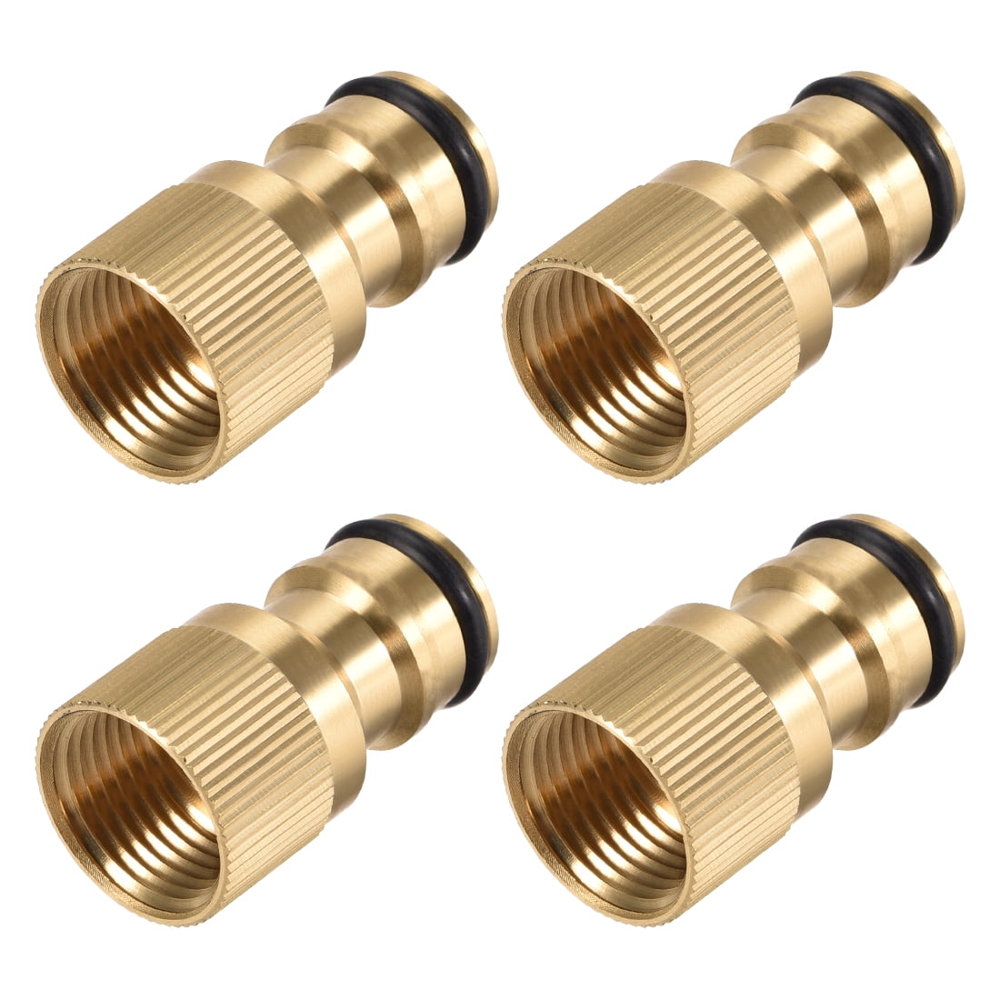 Brass Faucet Tap Quick Connector M18 Female Thread Hose Pipe Socket ...
