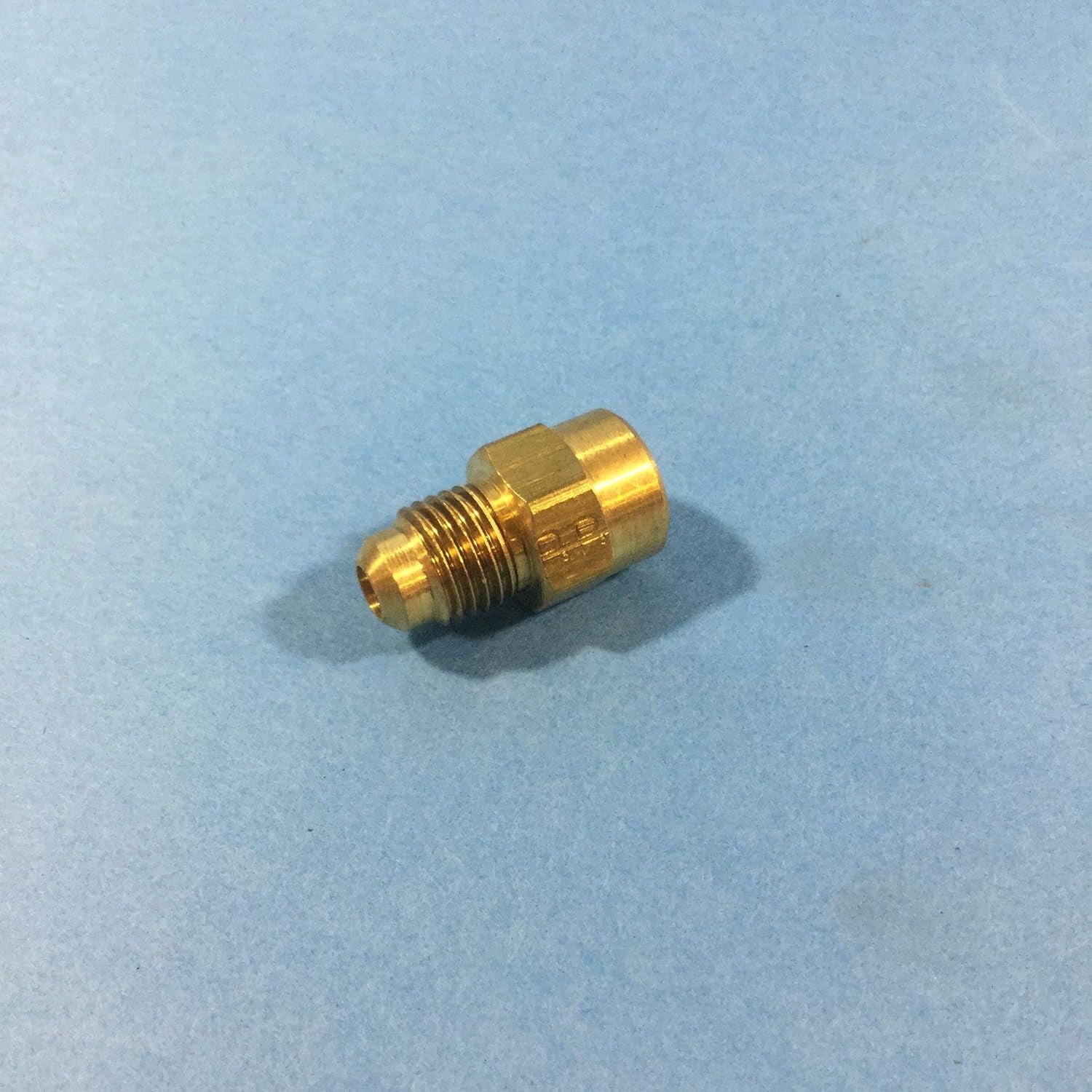 Brass Female Connector, 45 Degree Flare Fitting, 1/4" Flare Tube x 1/8 ...