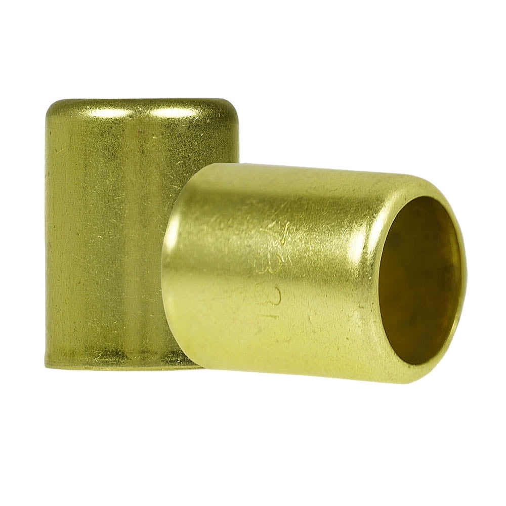 Brass Ferrule 13/16" Outer Diameter 5/8" Inner Diameter Smooth 2-Pack ...