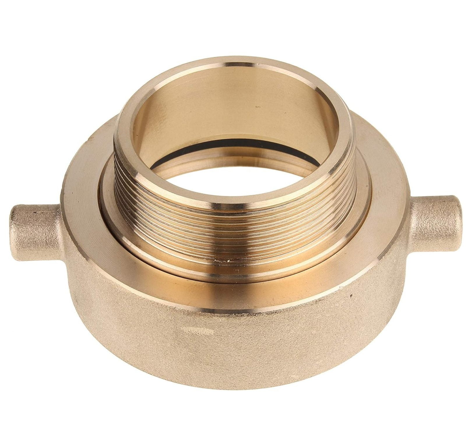 Brass Fire Hydrant Adapter 2-1/2-Inch NH/NST Female x 2-Inch NPT Male ...