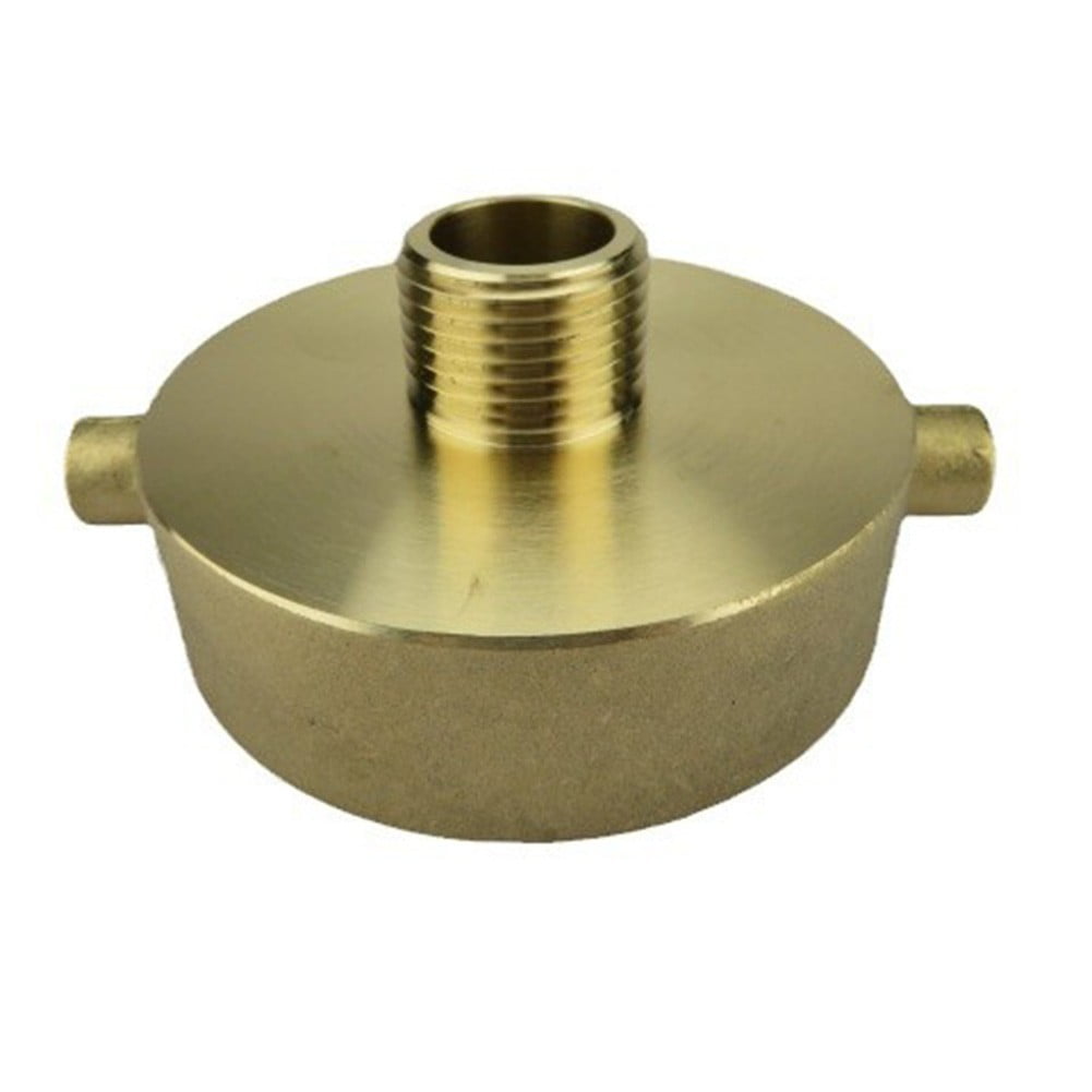 Brass Fire Hydrant Fitting 2-1/2" NST (NH) Female x 3/4" GHT Hose ...