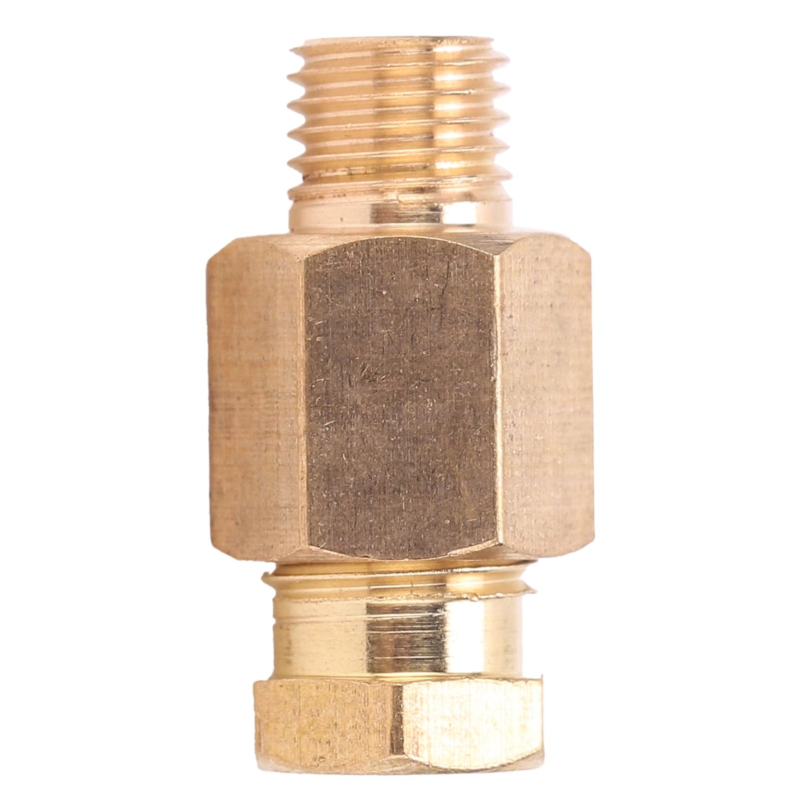 Brass Fitting Straight-Through Threaded Pipe Connection Nipple ...