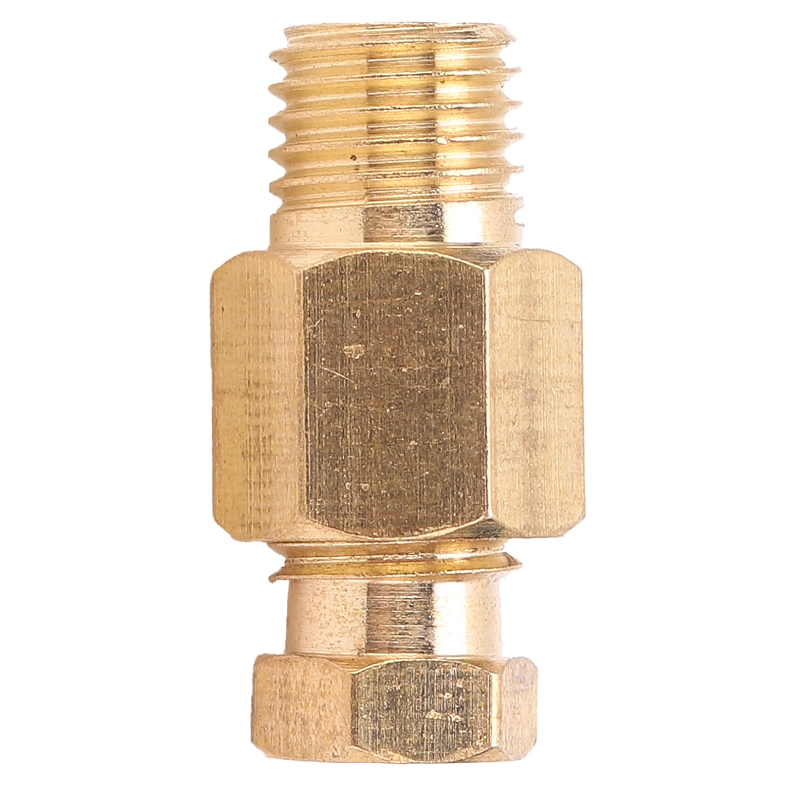 Brass Fitting Straight-Through Threaded Pipe Connection Nipple ...