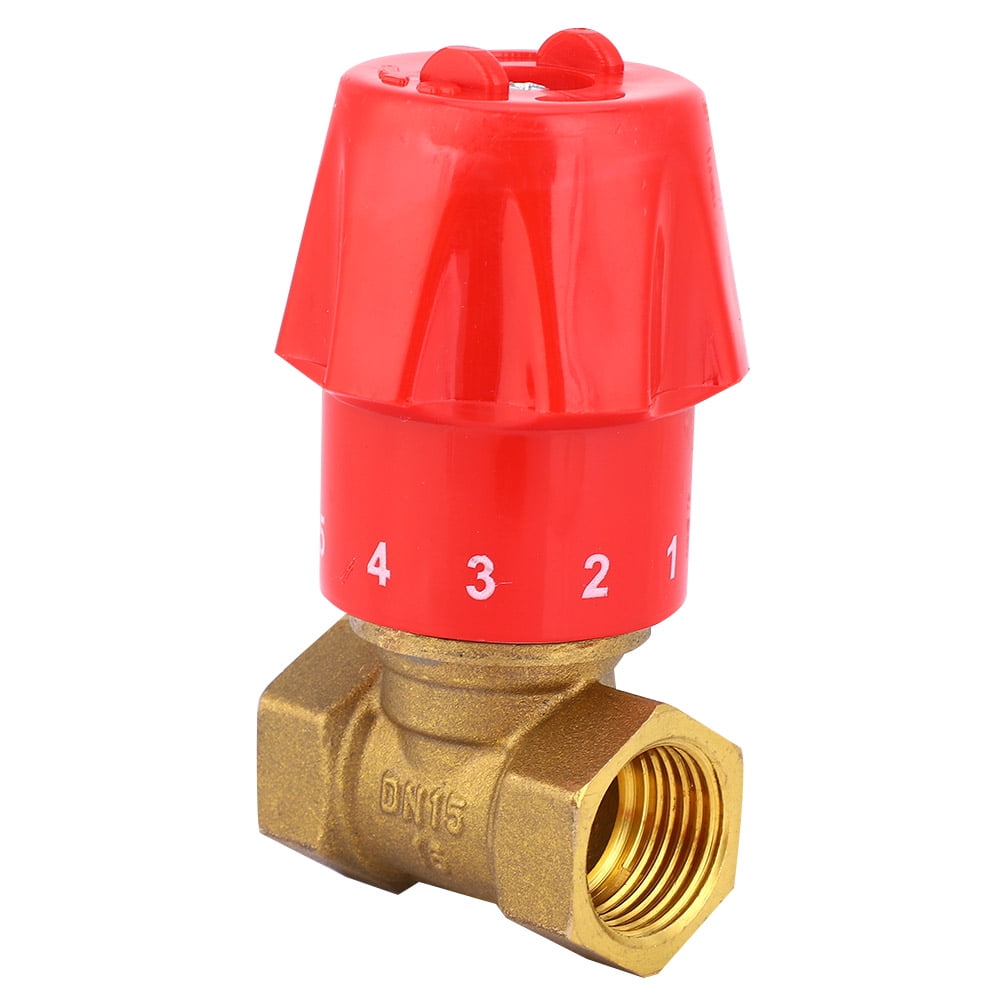 Brass Flow Control Valve Manual Flow Regulating Stop Valve Double ...