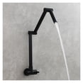 Brass Folding Faucet Two Joint Swing Arms Faucet Wall Mount Kitchen ...