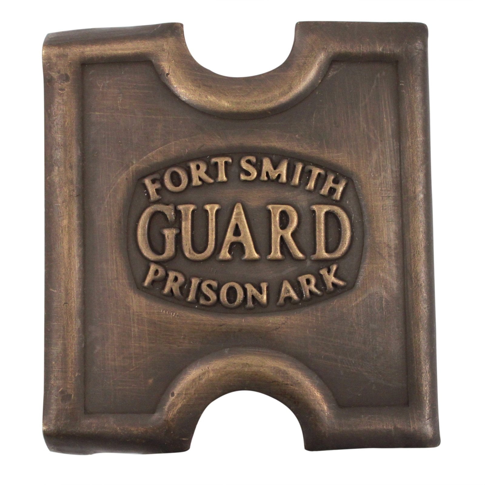Brass Fort Smith Prison Guard Belt Buckle - Walmart.com