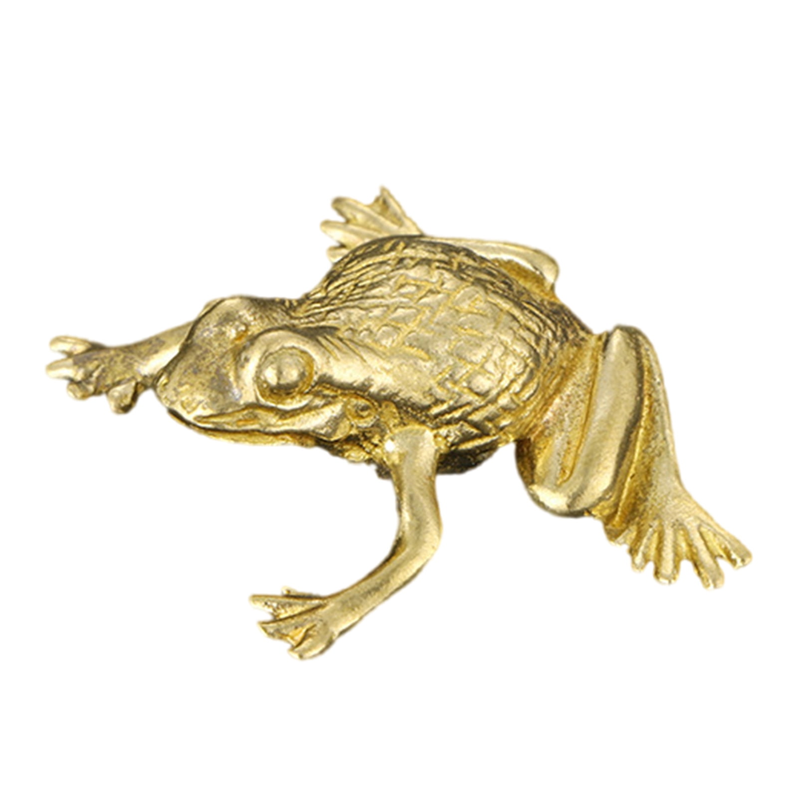 Brass Frog Statue Frog Table Ornaments Frogs Figurines Sculptures Table ...