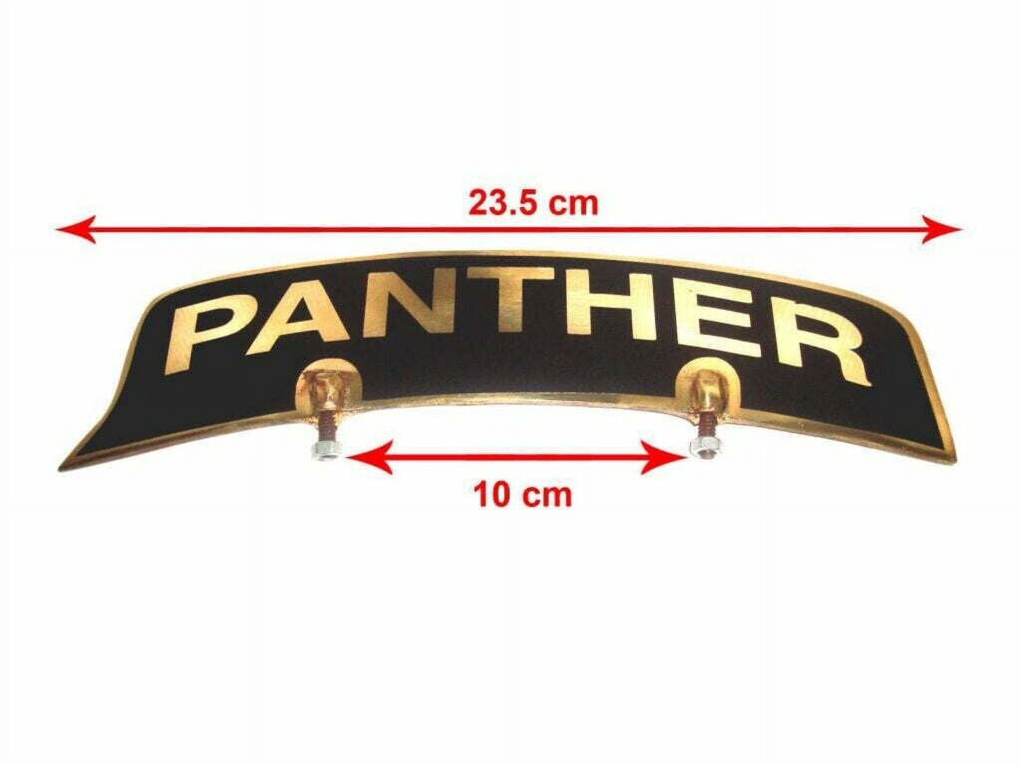 Brass Front Mudguard Number Plate For Vintage Panther Motorcycles ...