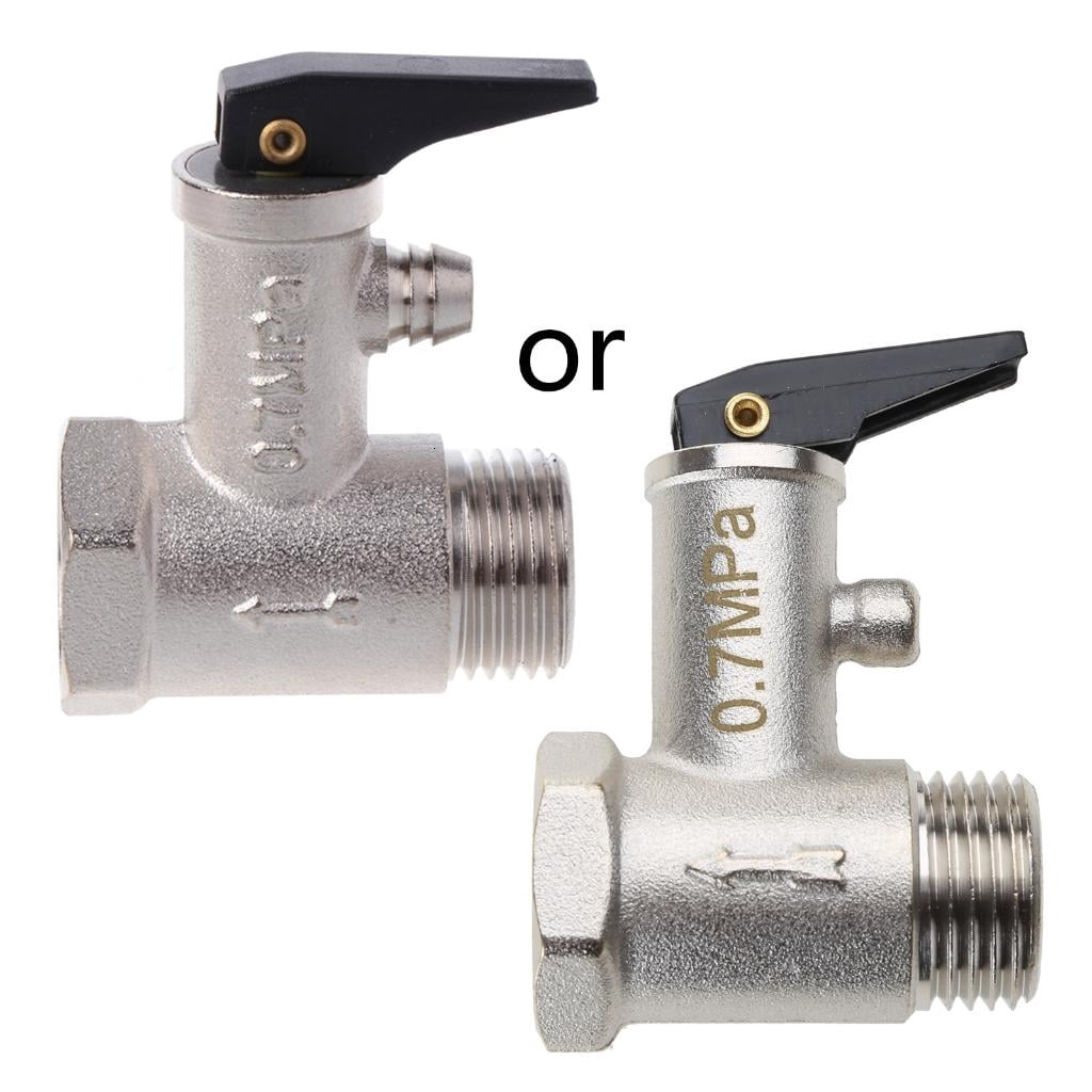 Brass G1/2" DN15 0.7mpa Pressure Relief for For Electric Water Heat ...