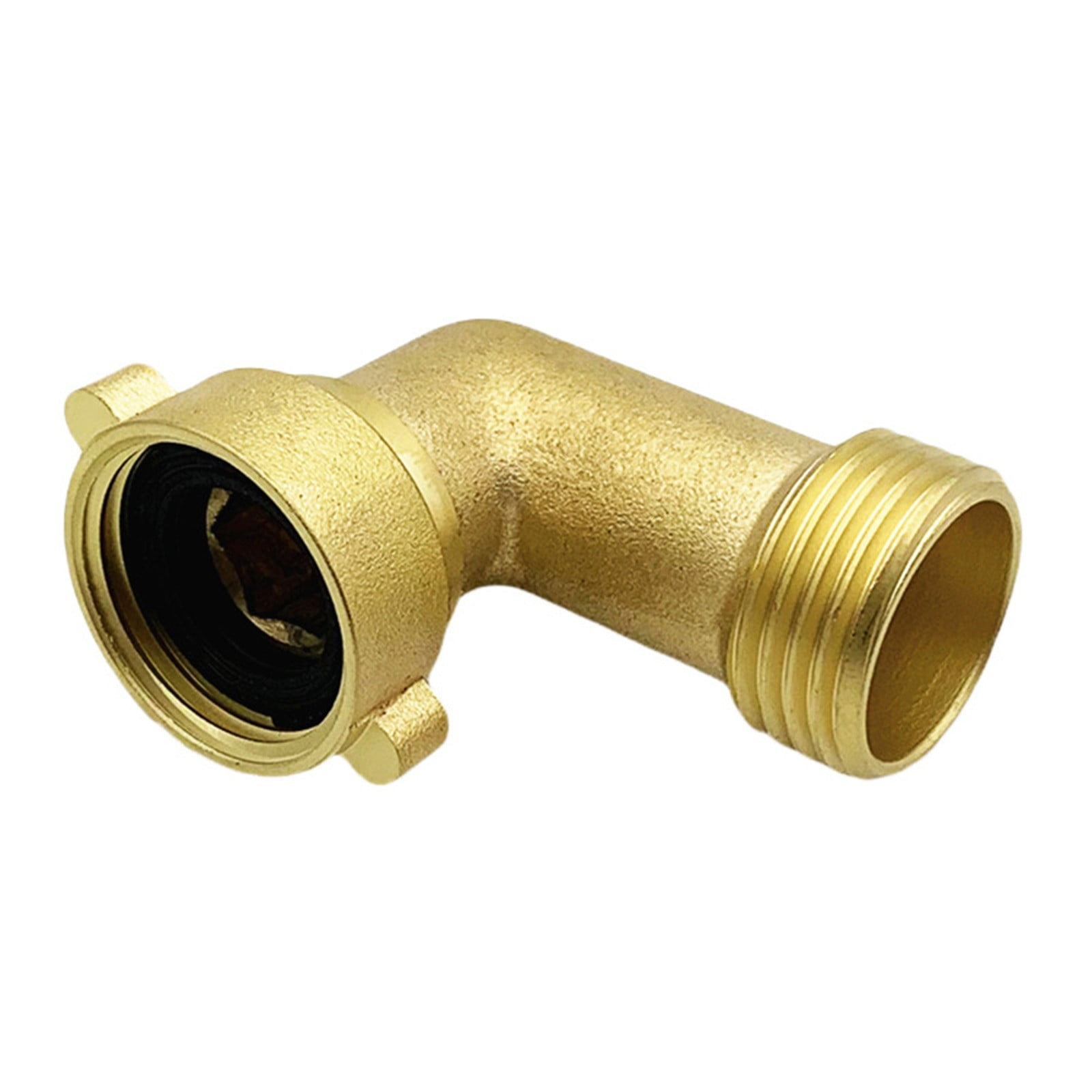 Brass Garden Hose Elbow Connector 90 Solid Hose Extender Hose Adapter ...