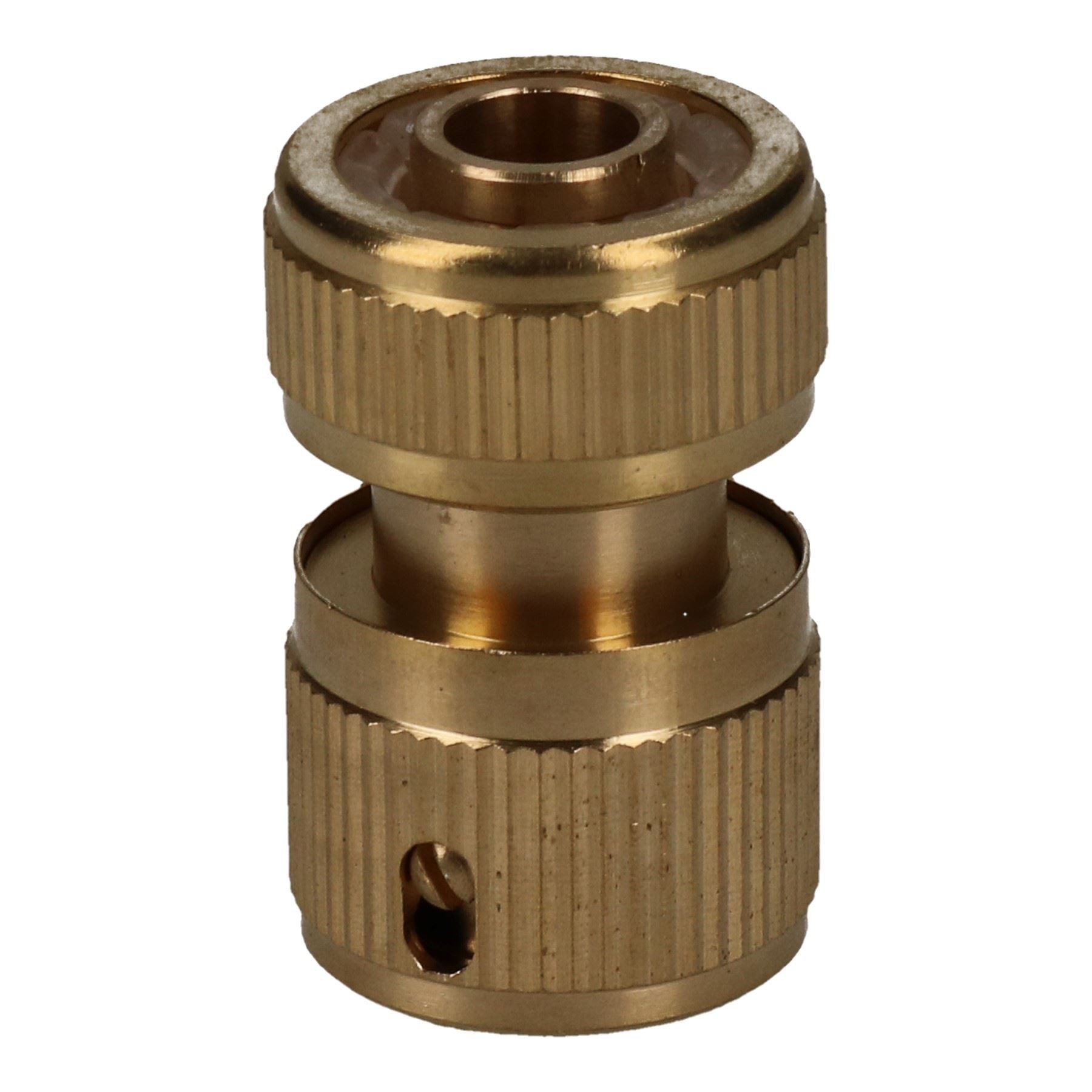 Brass Garden Hose Quick Connector 1/2" Female Pipe Built in Auto water ...