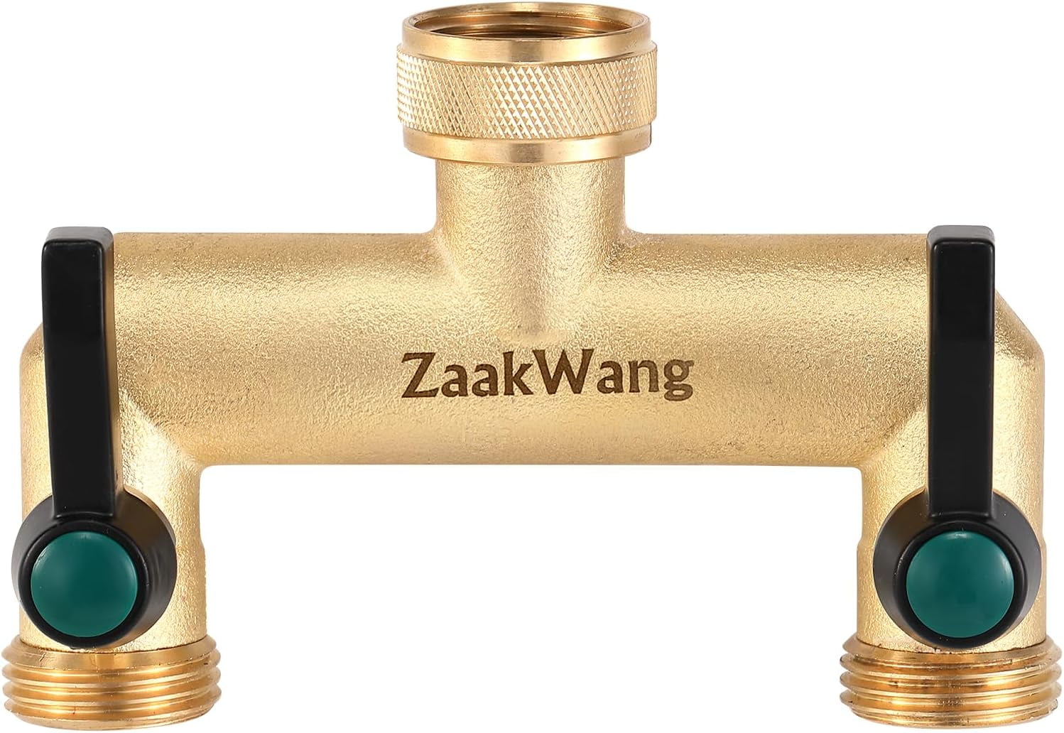 Brass Garden Hose Splitter, 3/4" 2 Way Tap Splitter,Hose Tap Splitter ...