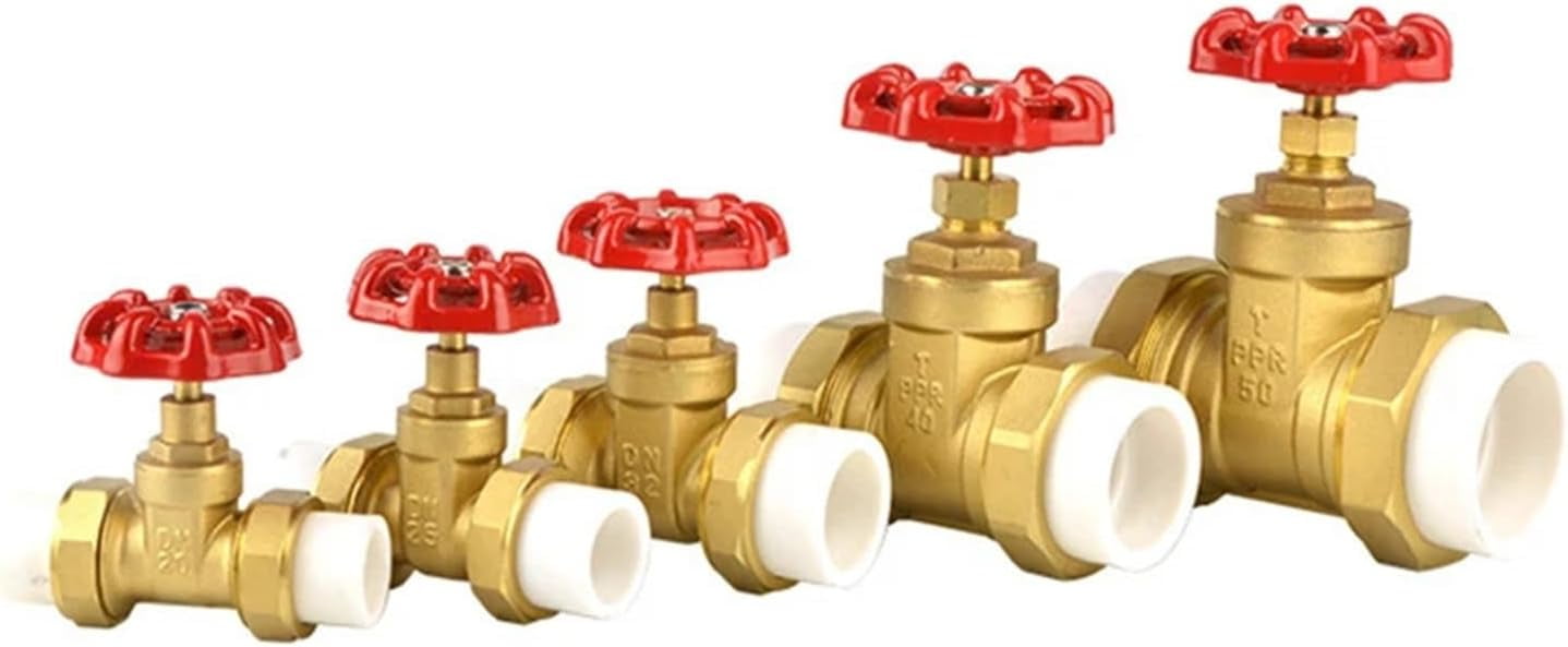 Brass Gate Valve Hot Melt Double Union PPR20/25/32/40/50/63 Tap Water ...