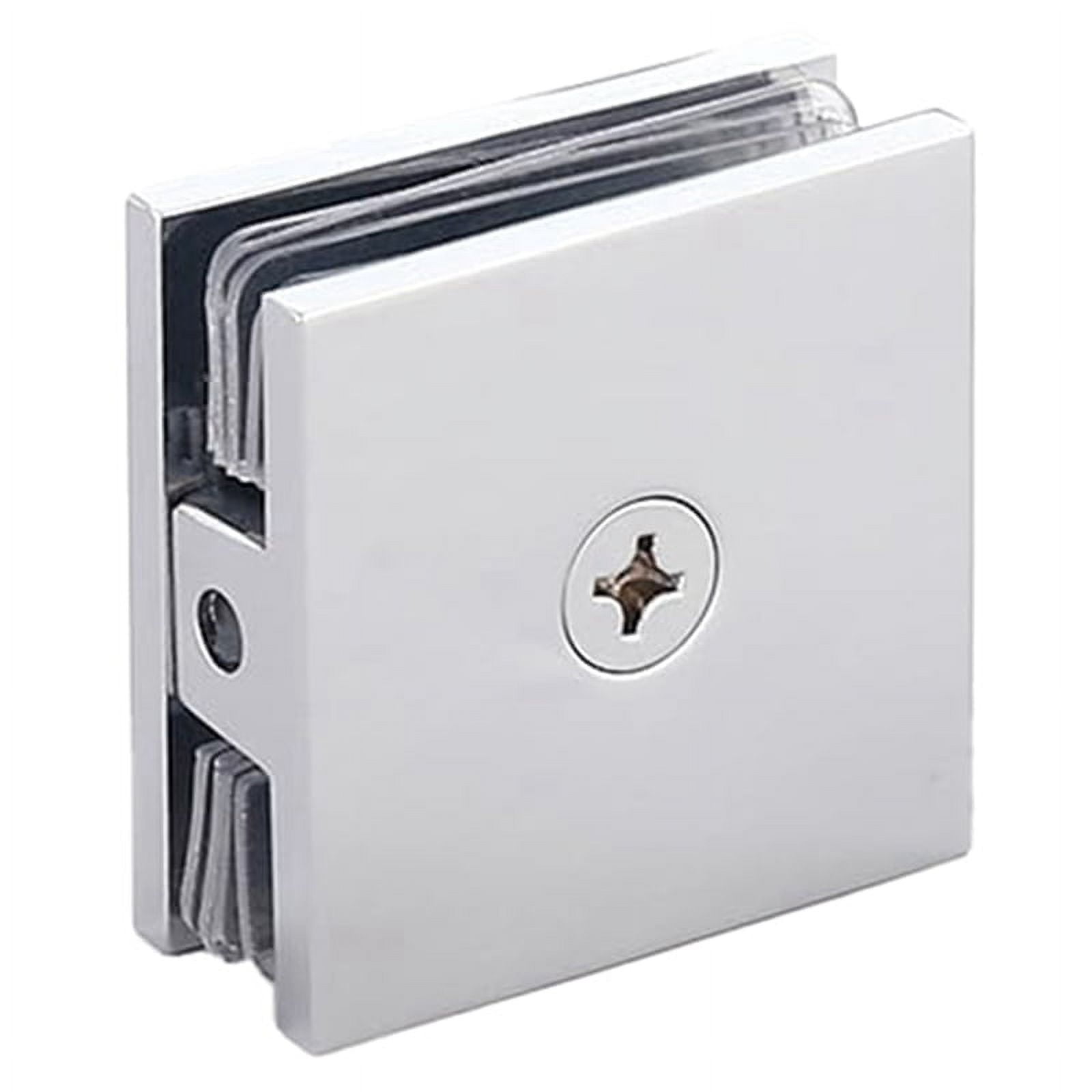 Brass Glass Clamp, Hole-In-Glass Fixed Panel U-Clamp,Square Screen Door ...