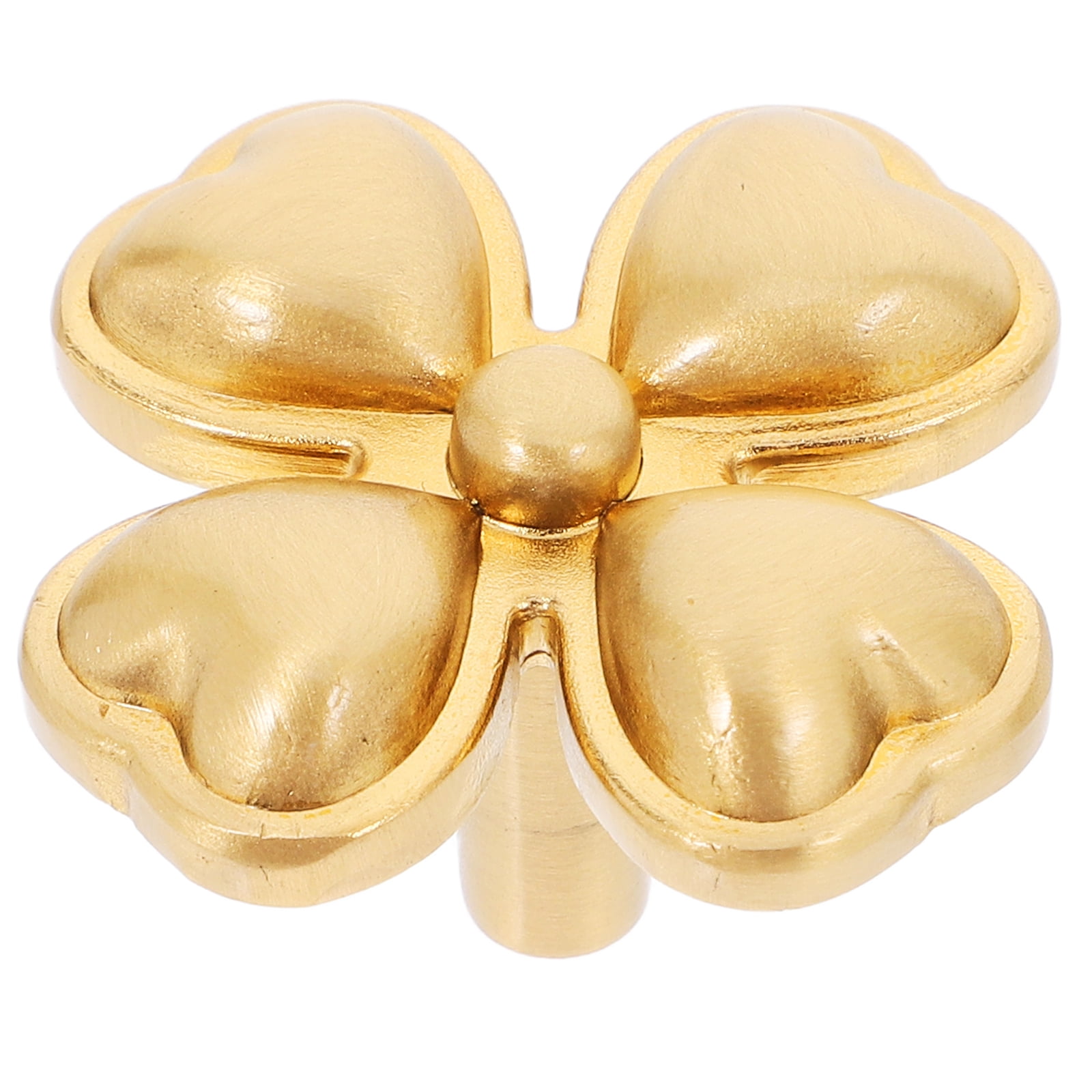 Brass Gold Drawer Handles Antique Four Leaf Shaped Vintage Drawer Dresser Pulls Handles Cabinet ...